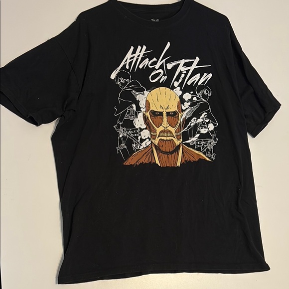 Ripple Junction | Shirts | Ripple Junction Black Attack On Titan Short ...